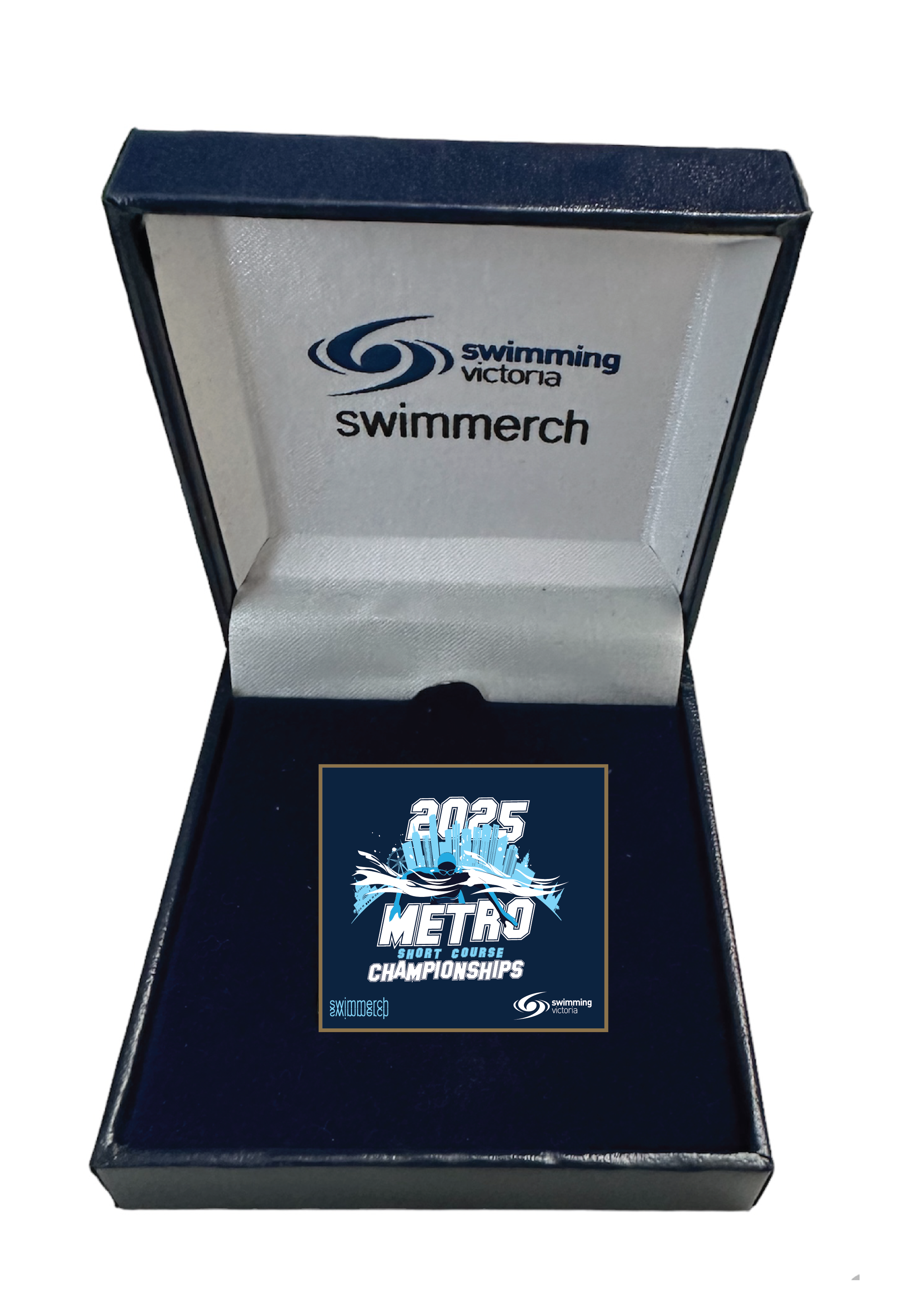2025 VICTORIAN METRO SC CHAMPIONSHIP BOXED PIN – swimmerch