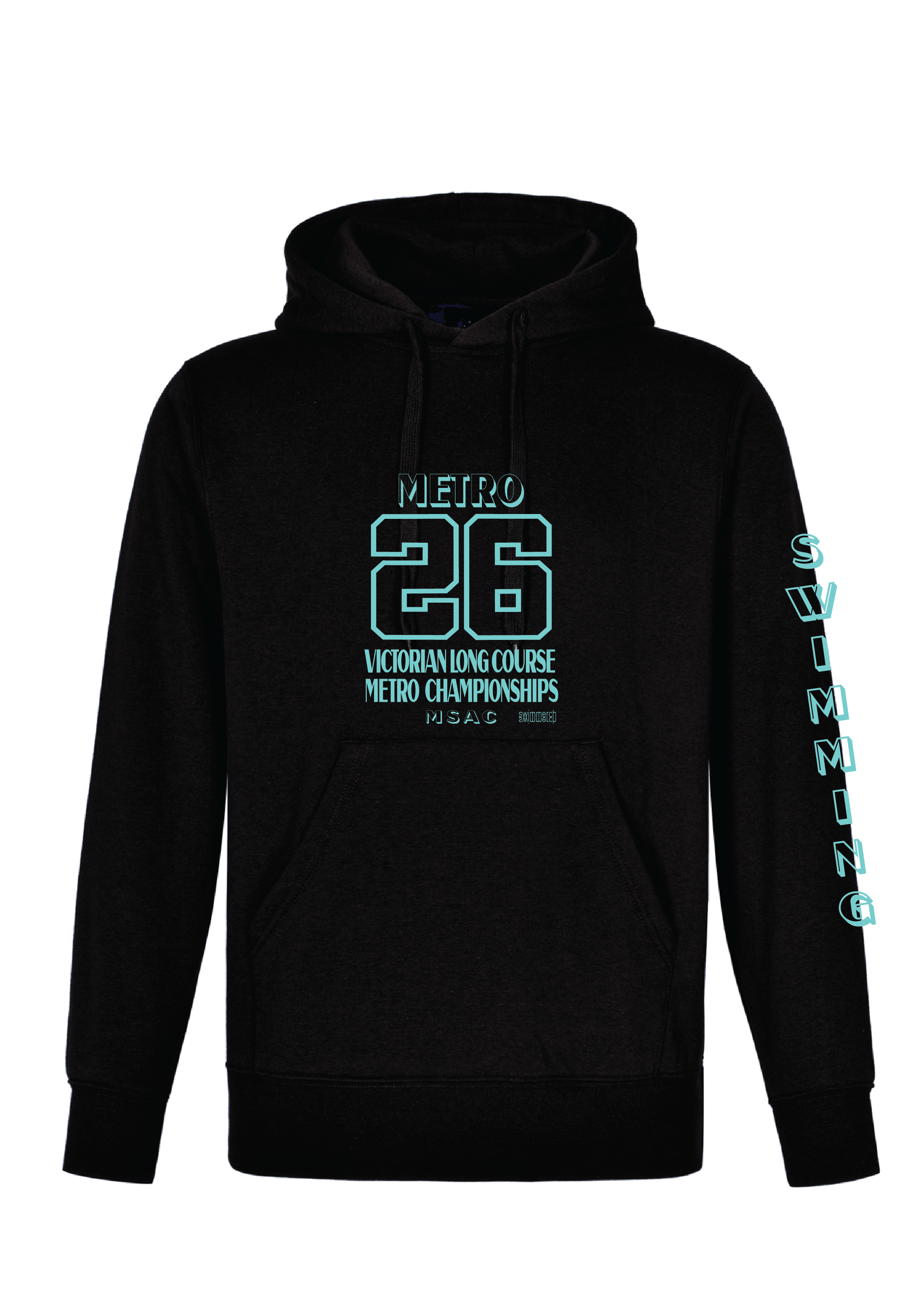 2026 VICTORIAN METRO LONG COURSE CHAMPIONSHIP HOODIE - BLACK – swimmerch
