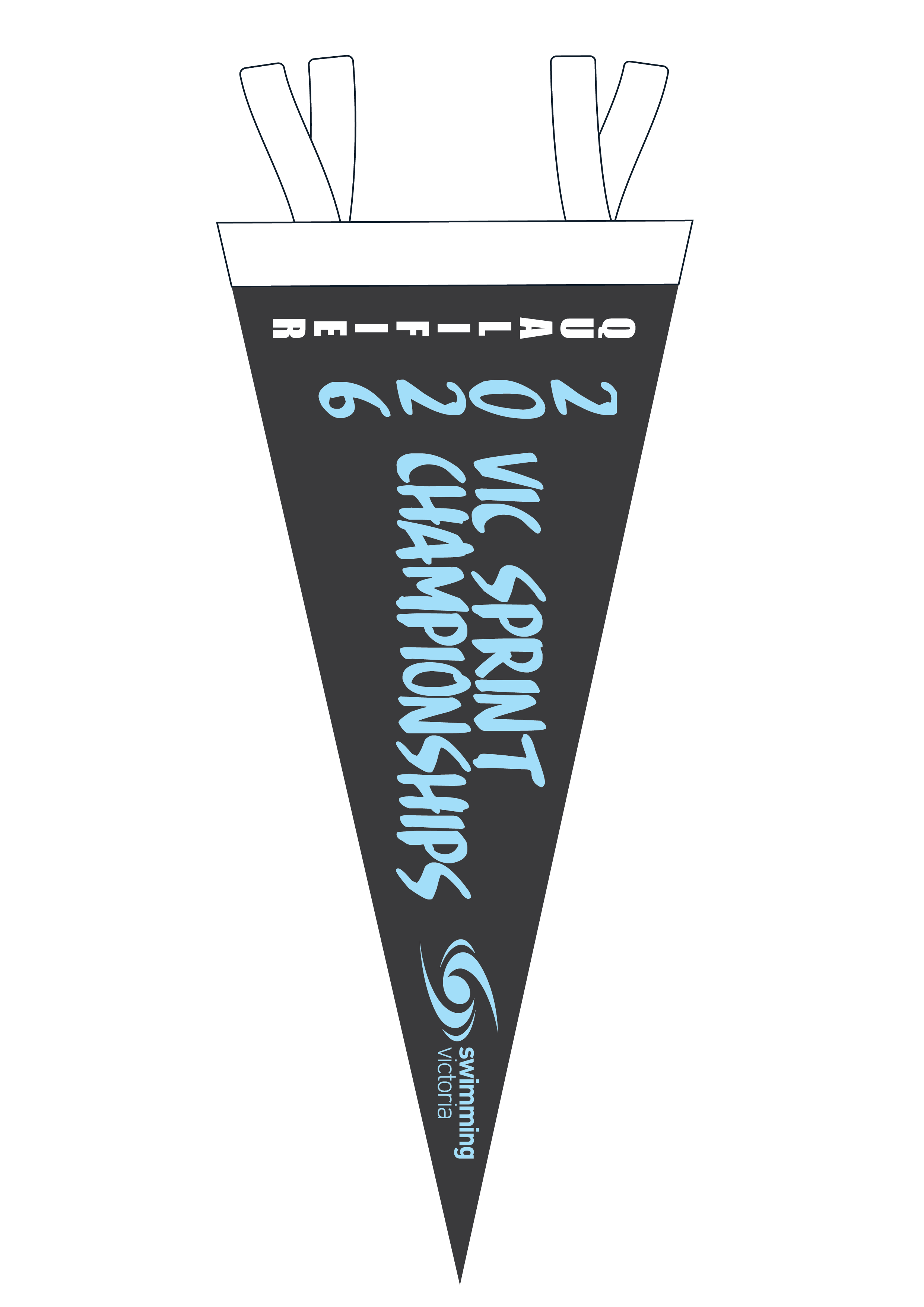 2026 VICTORIAN SPRINT CHAMPIONSHIPS FELT PENNANT - QUALIFIER – swimmerch