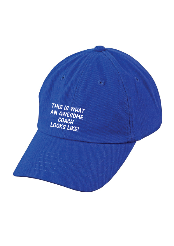 Cap "Awesome Coach" - Blue – swimmerch